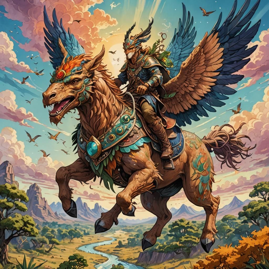 Ogul's flight - AI Generated Artwork - NightCafe Creator