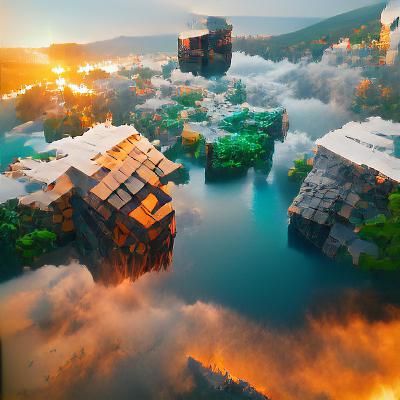 RL Minecraft - AI Generated Artwork - NightCafe Creator