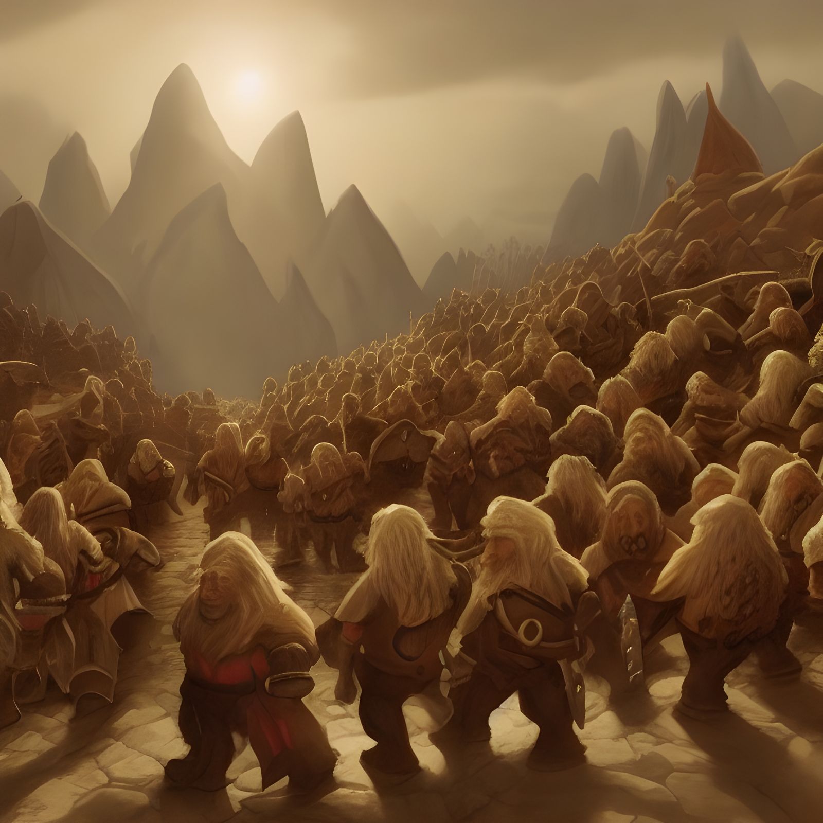 Fine. The Dwarves are all leaving now. - AI Generated Artwork ...