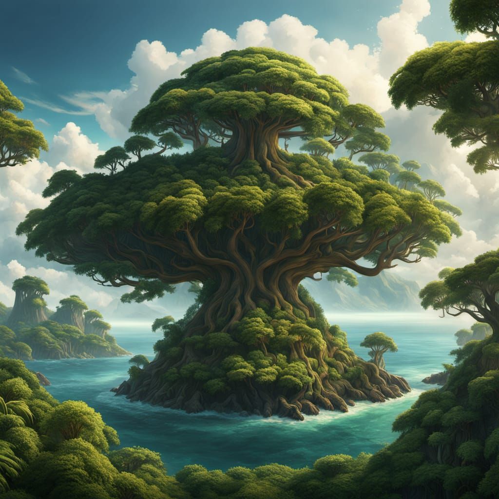 High Resolution image above Aspidochelone, Legend of the Island on the ...