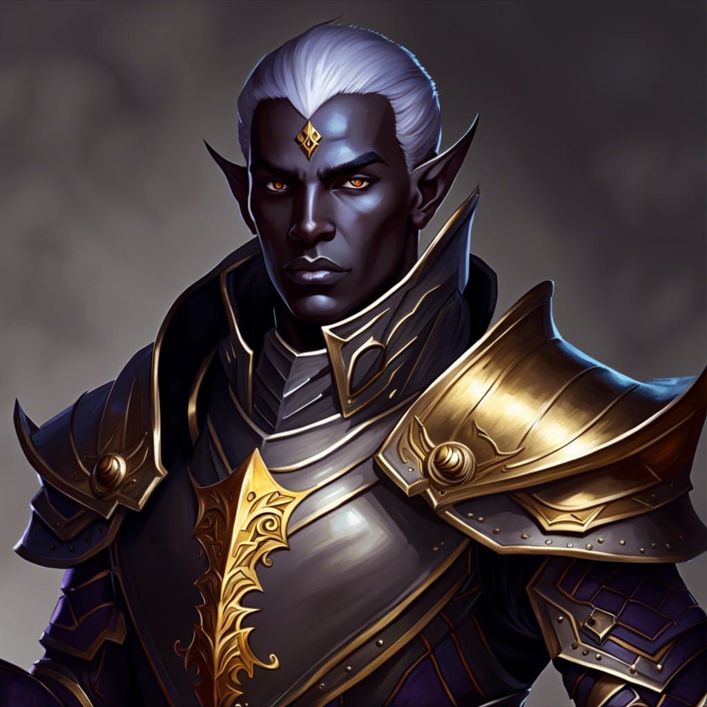 Drow Paladin - AI Generated Artwork - NightCafe Creator
