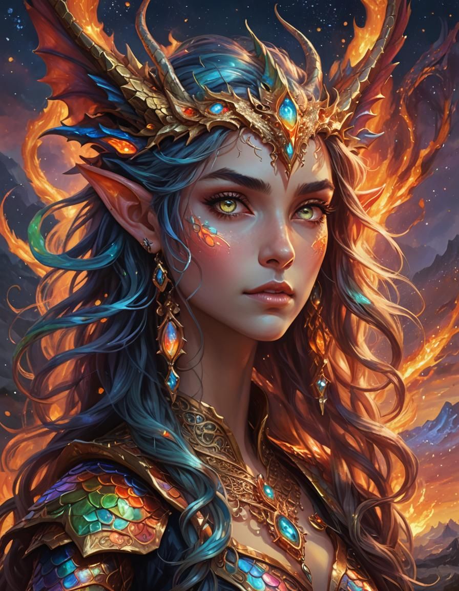 elf portrait - AI Generated Artwork - NightCafe Creator