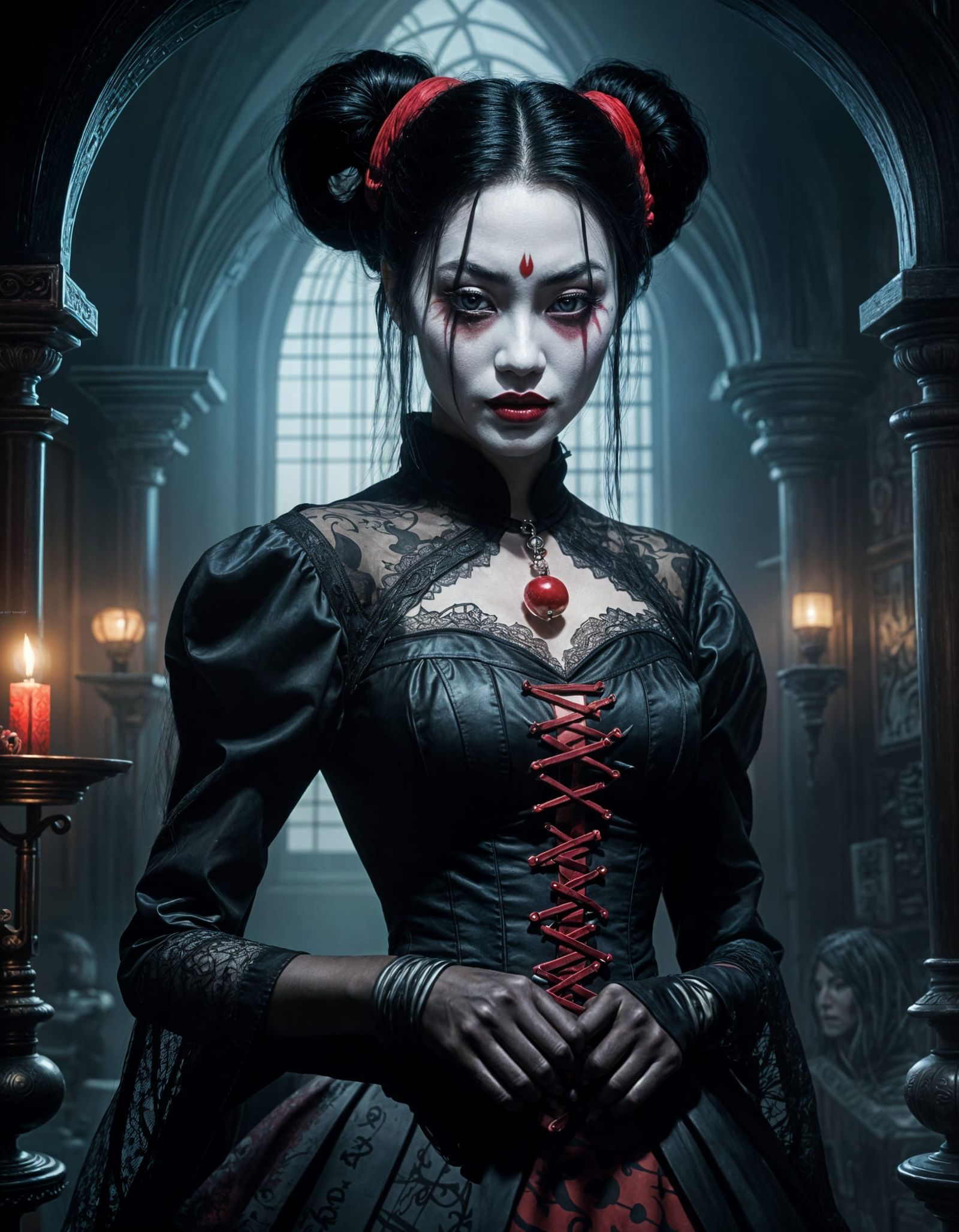 Full body view of Mulan, Breathtakingly beautiful, Long Flowing Raven ...