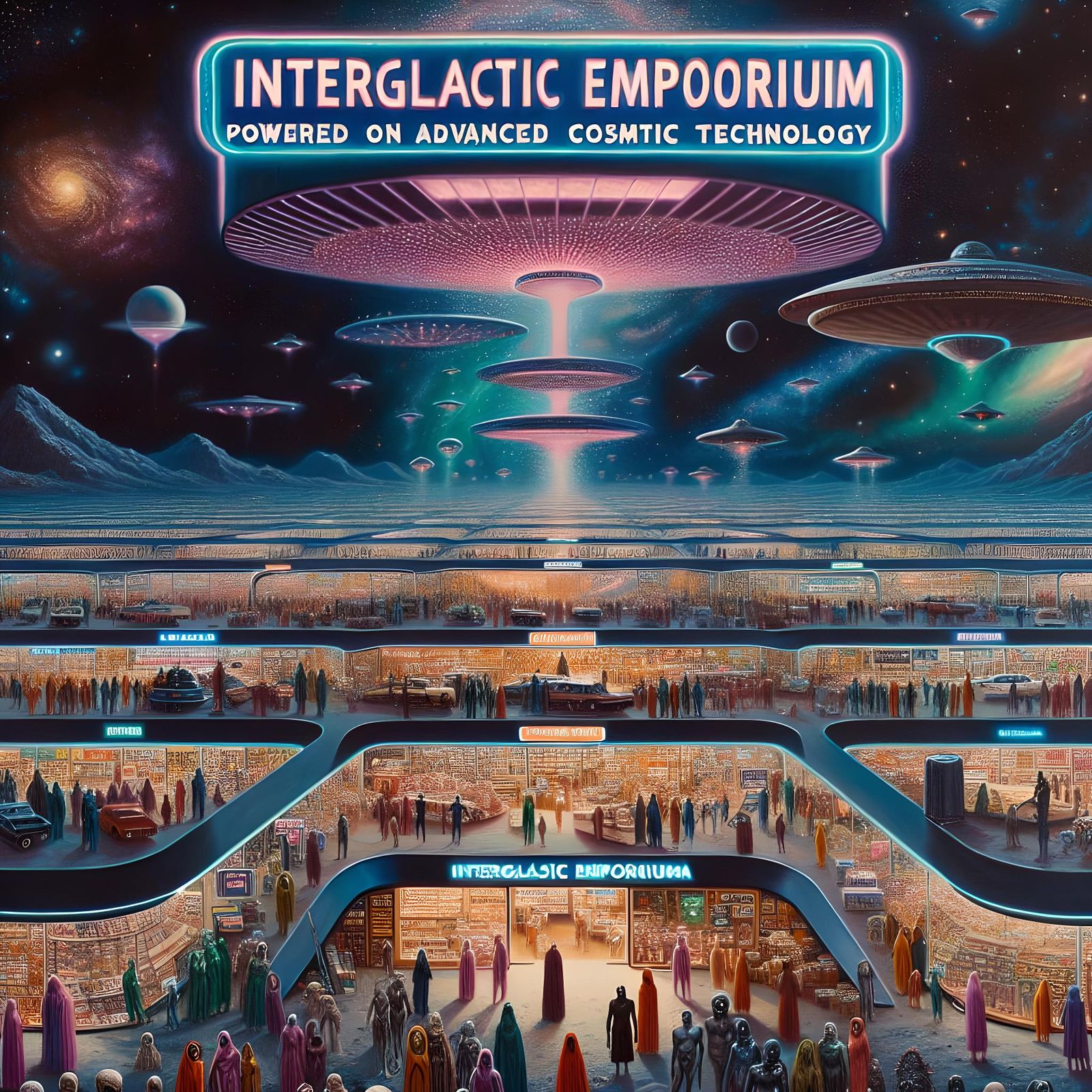 Intergalactic Planetary - AI Generated Artwork - NightCafe Creator