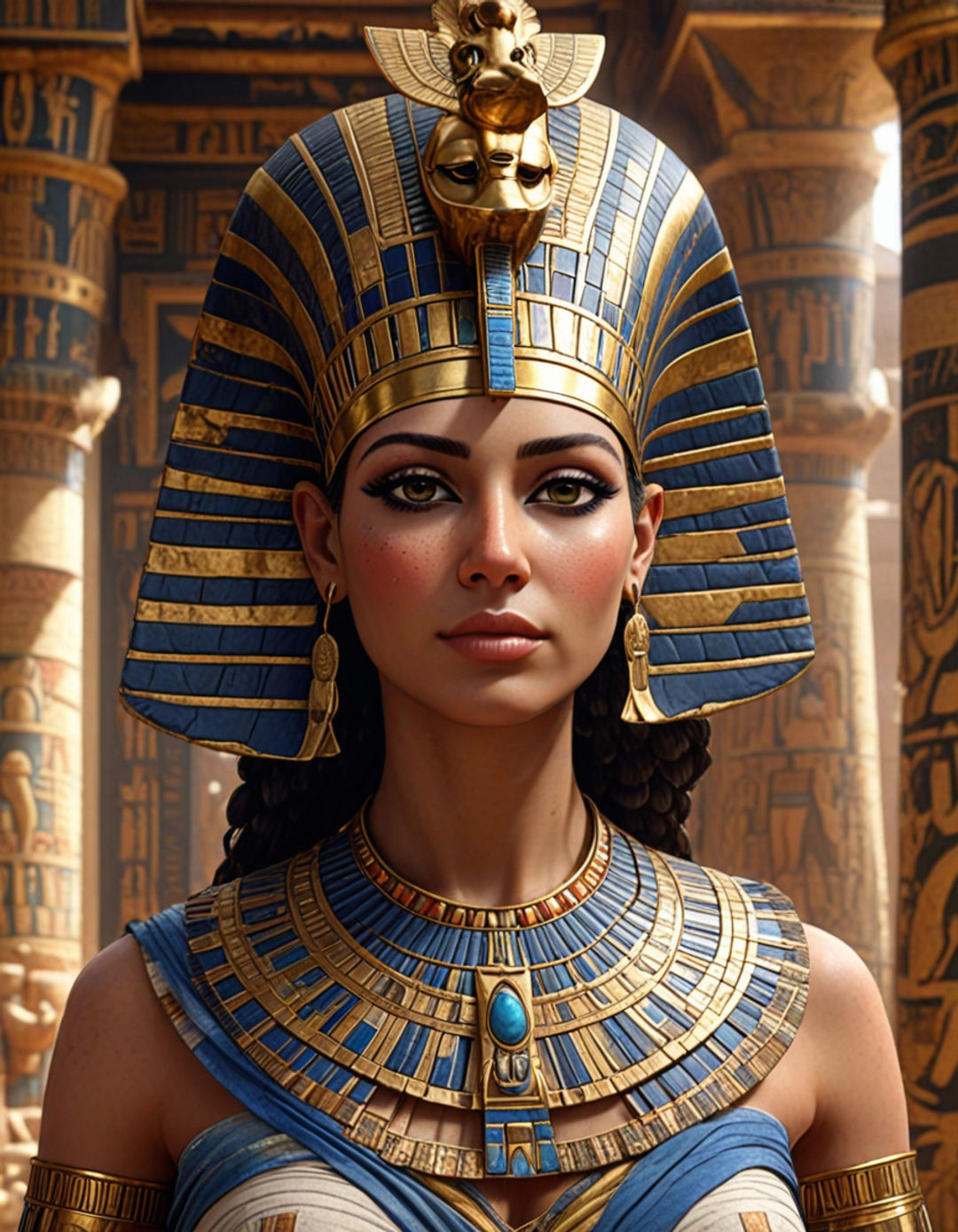 The Egyptian Goddess Heket - AI Generated Artwork - NightCafe Creator