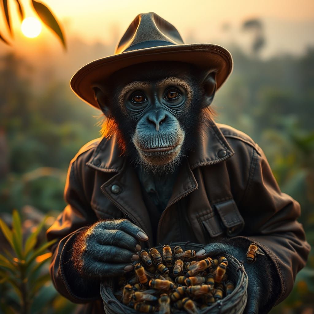 Monkey popart - Fearless Monkey Embarks on Cinematic Jungle ...