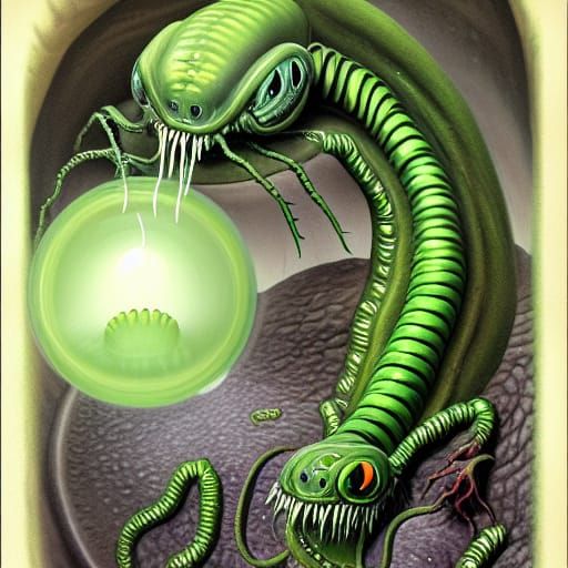 SLIME CRAWLER - AI Generated Artwork - NightCafe Creator