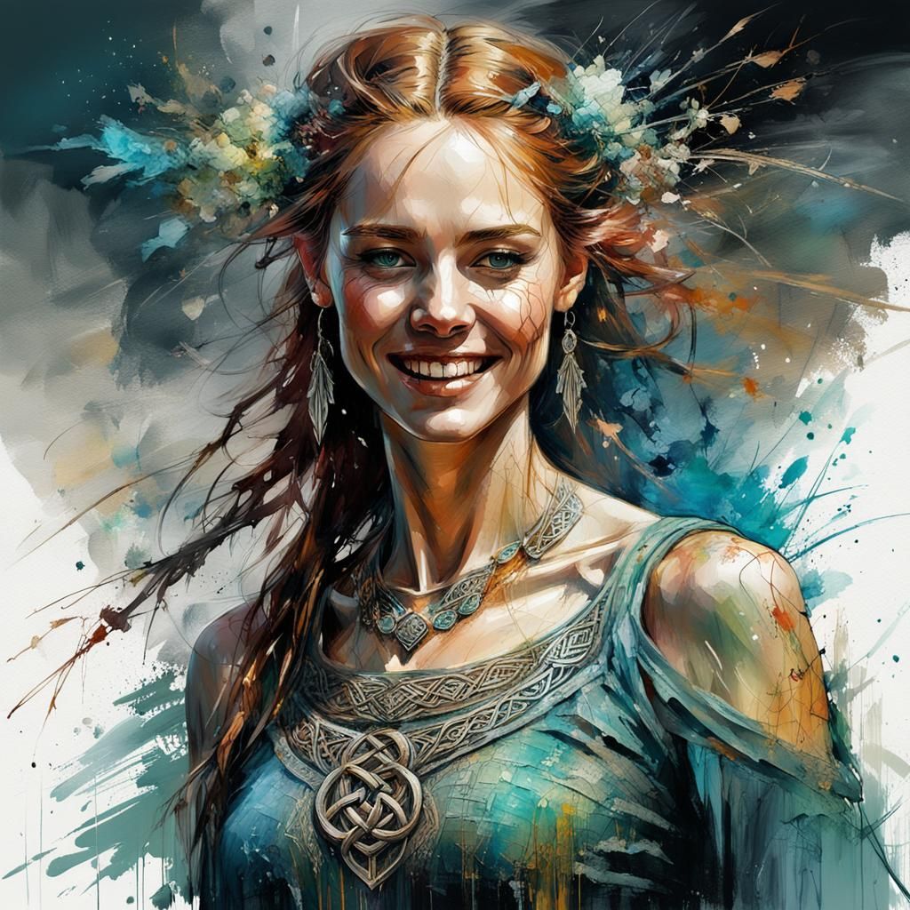 Celtic Maiden - AI Generated Artwork - NightCafe Creator