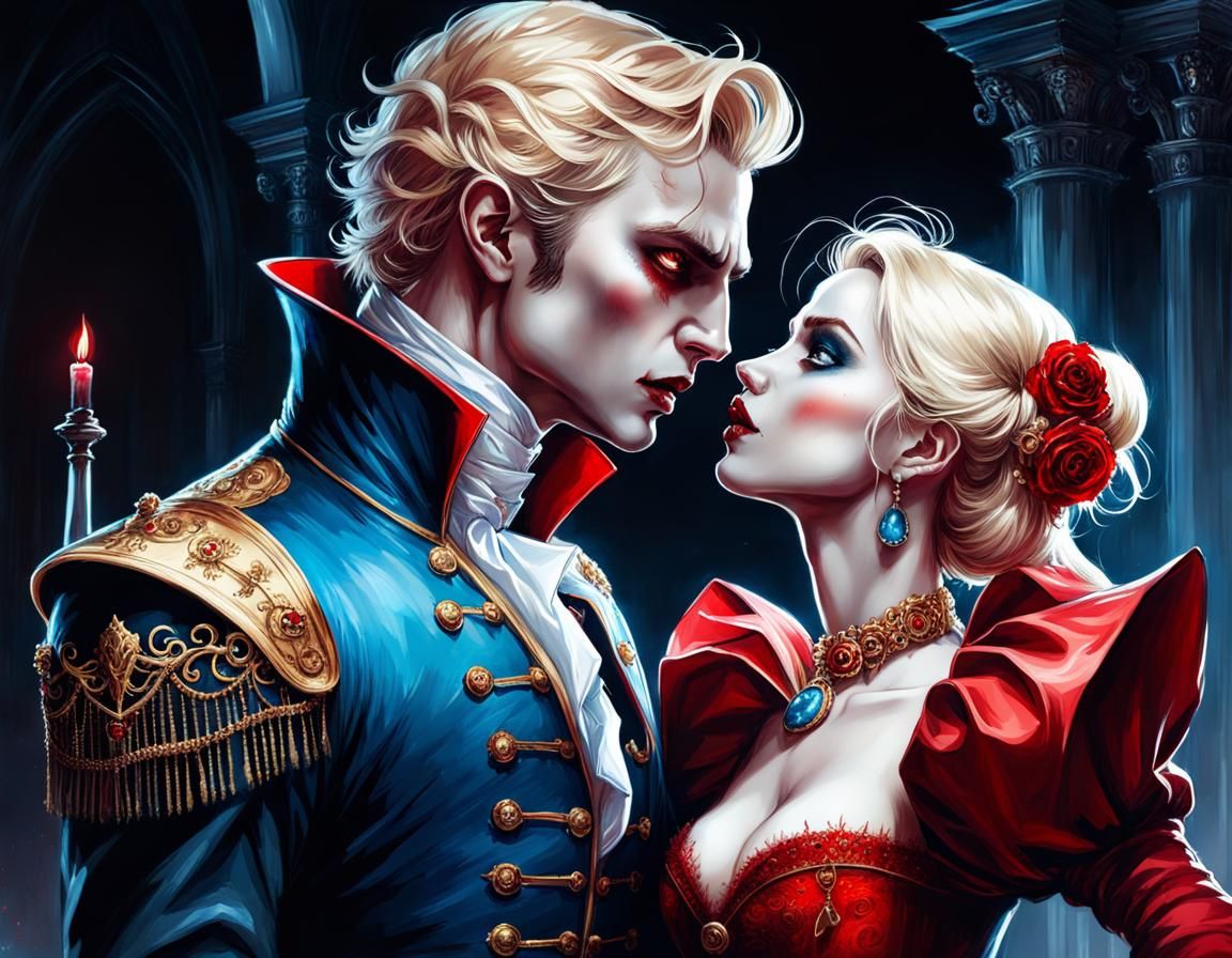 Vampire Prince Charming - AI Generated Artwork - NightCafe Creator