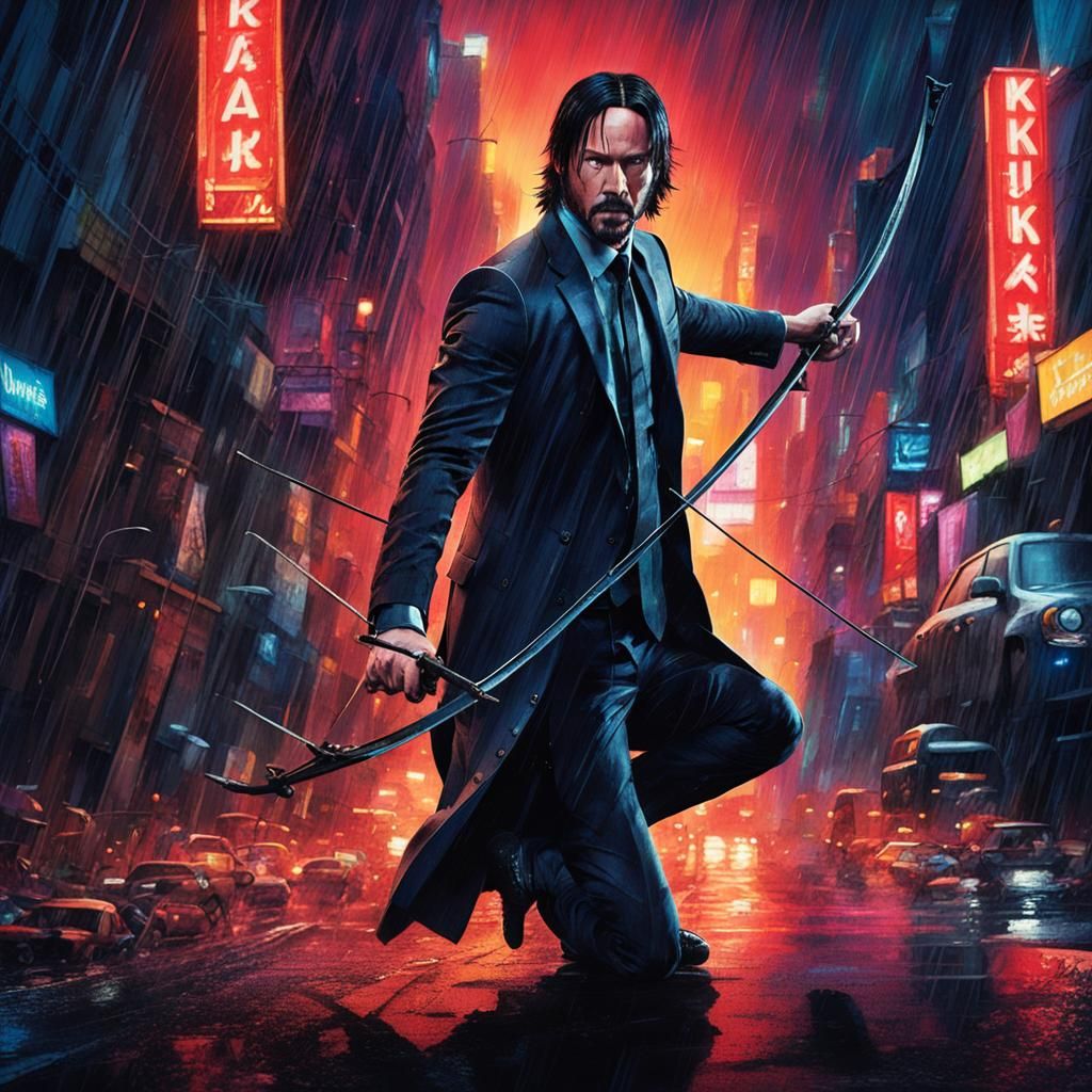 John Wick ARCHERY - AI Generated Artwork - NightCafe Creator
