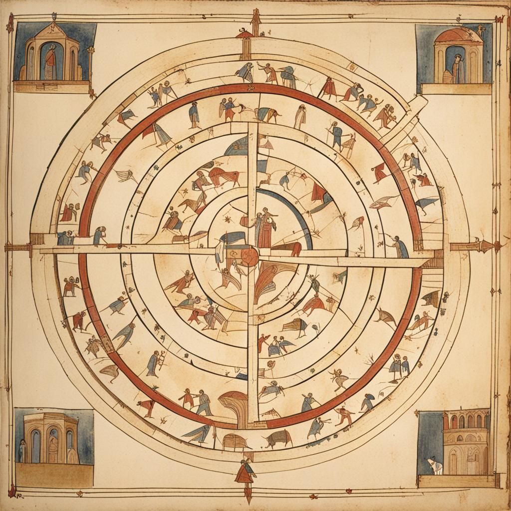 Egyptian Gnostic Emanation Diagram - AI Generated Artwork - NightCafe ...