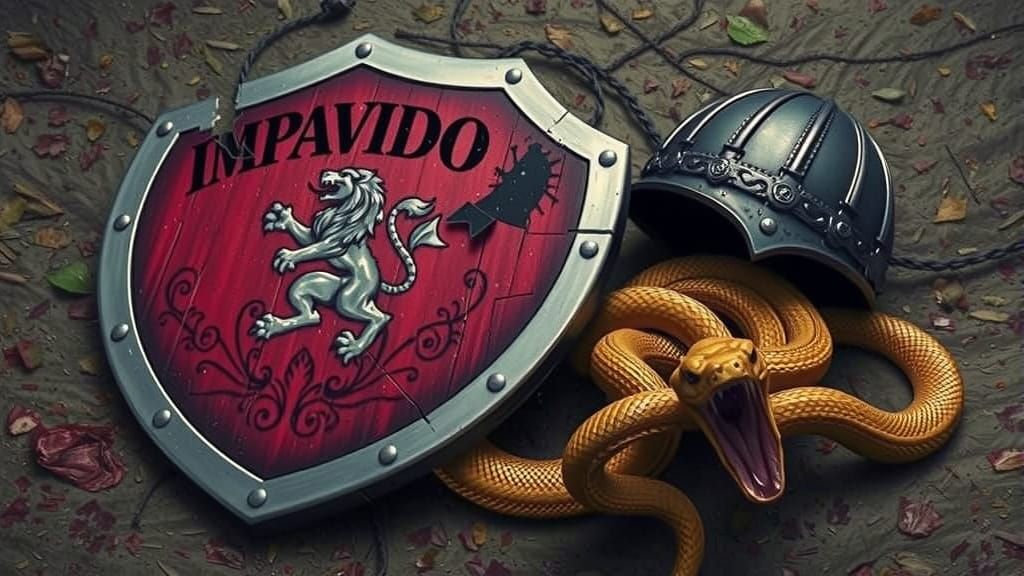 Shattered Shield - Heroic Shield Lies Broken in Ruin