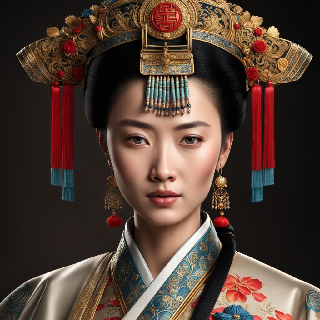 Fu Hao 伏虢, a significant figure during the Shang Dynasty (circa 1200 BC ...