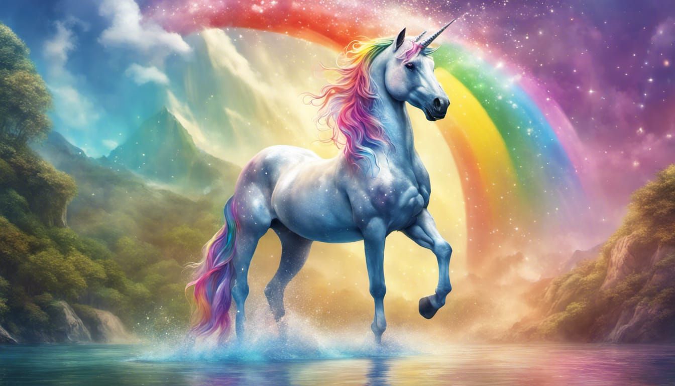 Fantasy world, unicorn - AI Generated Artwork - NightCafe Creator