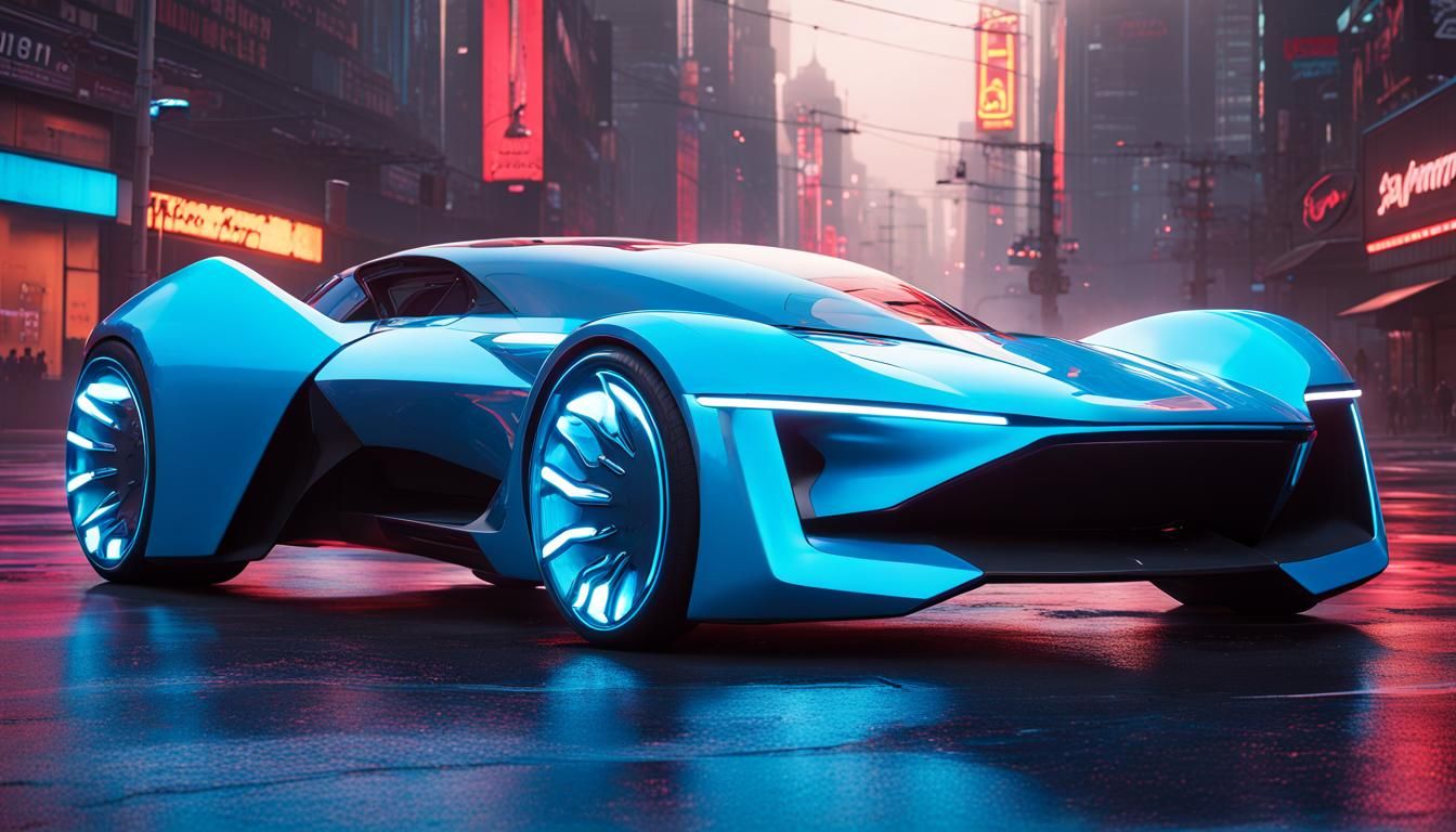 2077 Ford Vision NCEV Concept - AI Generated Artwork - NightCafe Creator