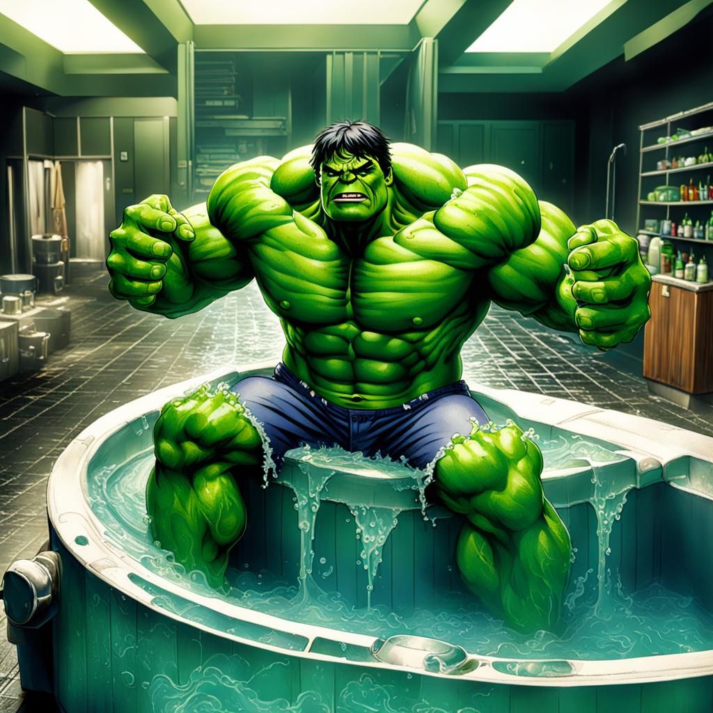 Incredible Hulk - AI Generated Artwork - NightCafe Creator
