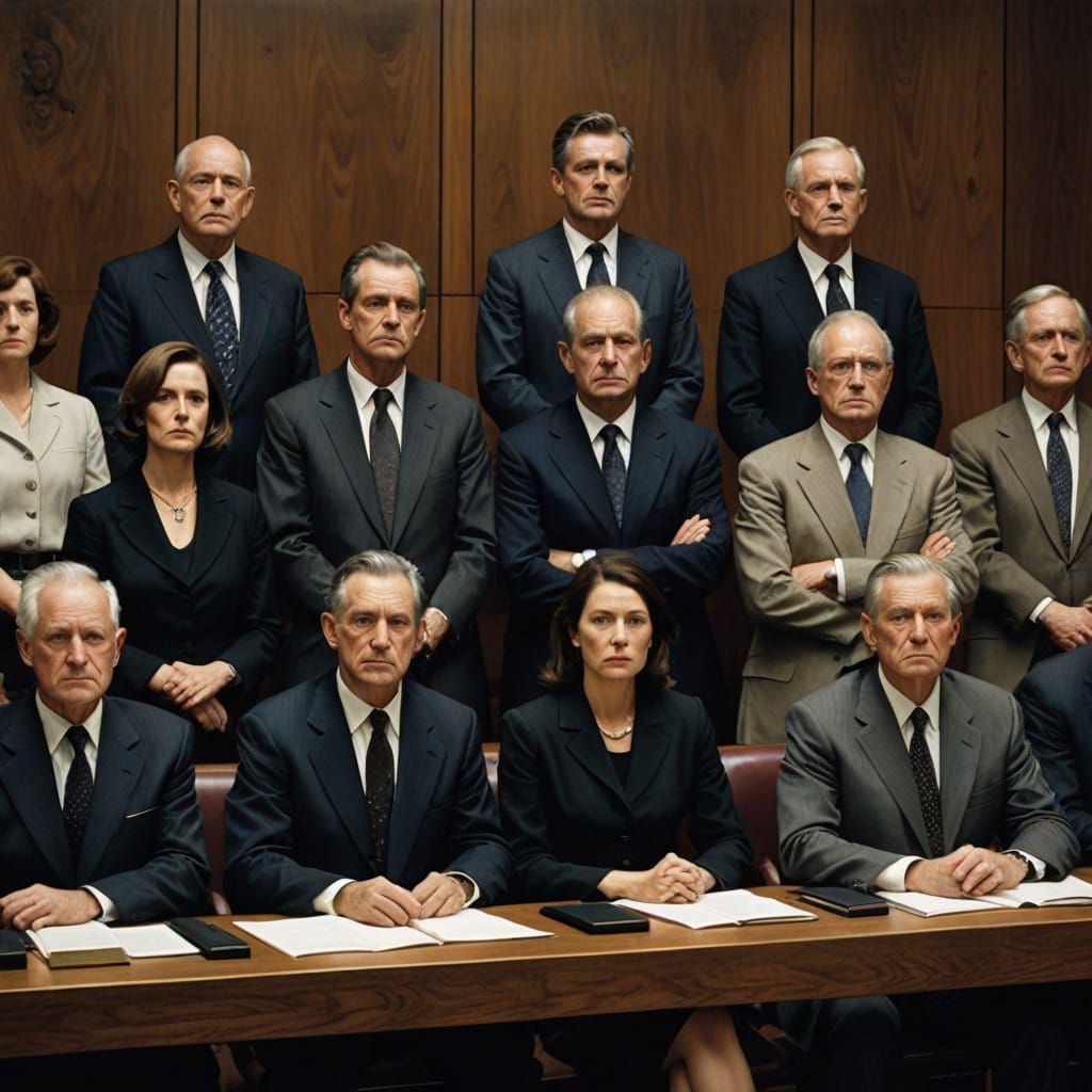 Formal Australian Review Tribunal Members in a Hig... - AI Art