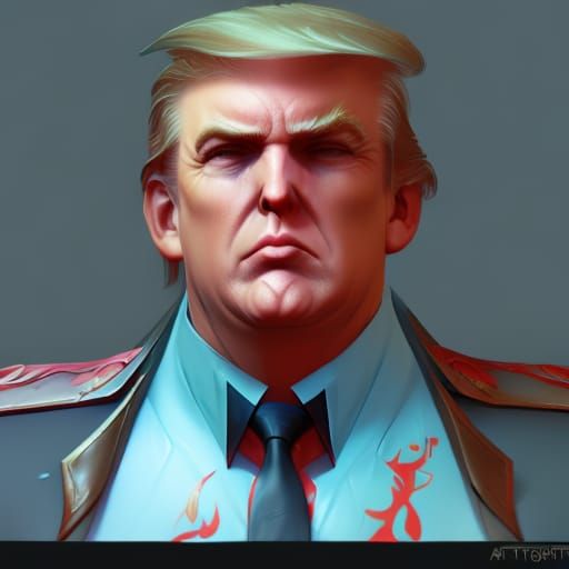 Soviet agent Trump - AI Generated Artwork - NightCafe Creator