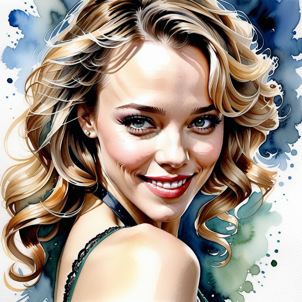 Rachel McAdams - AI Generated Artwork - NightCafe Creator