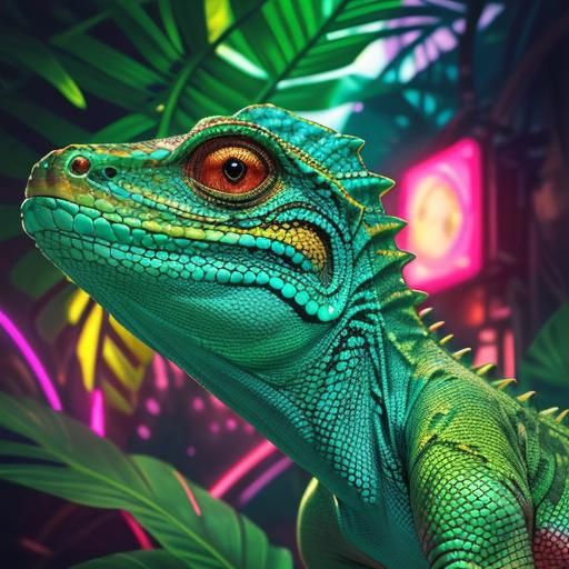 Lizard - AI Generated Artwork - NightCafe Creator