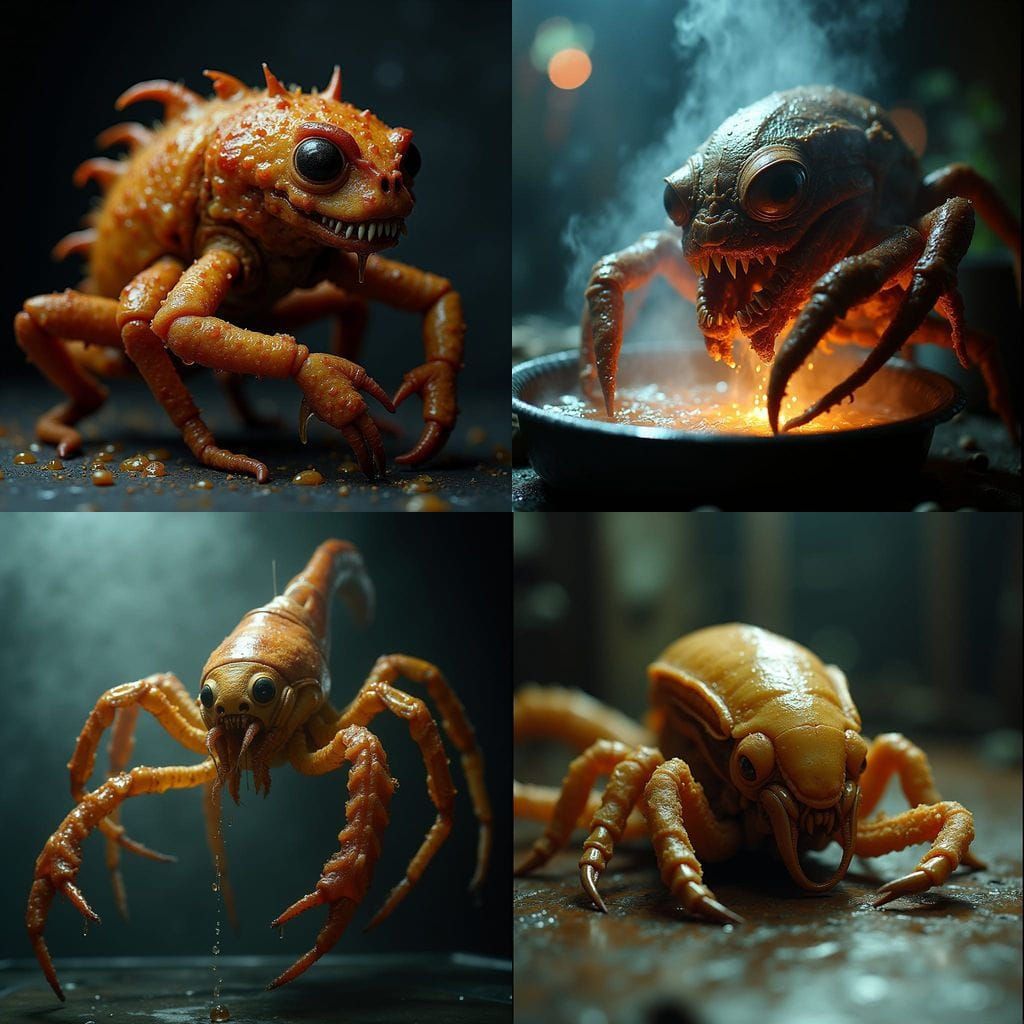 deep-fried face-hugger - Deep-Fried Facehugger Cinematic Mas...