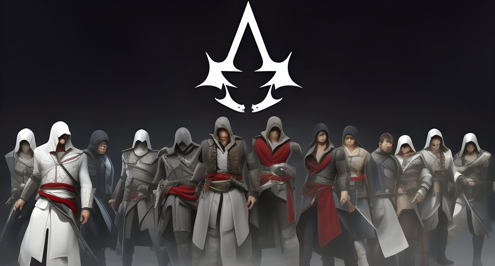 Assassins Creed Line Up - AI Generated Artwork - NightCafe Creator