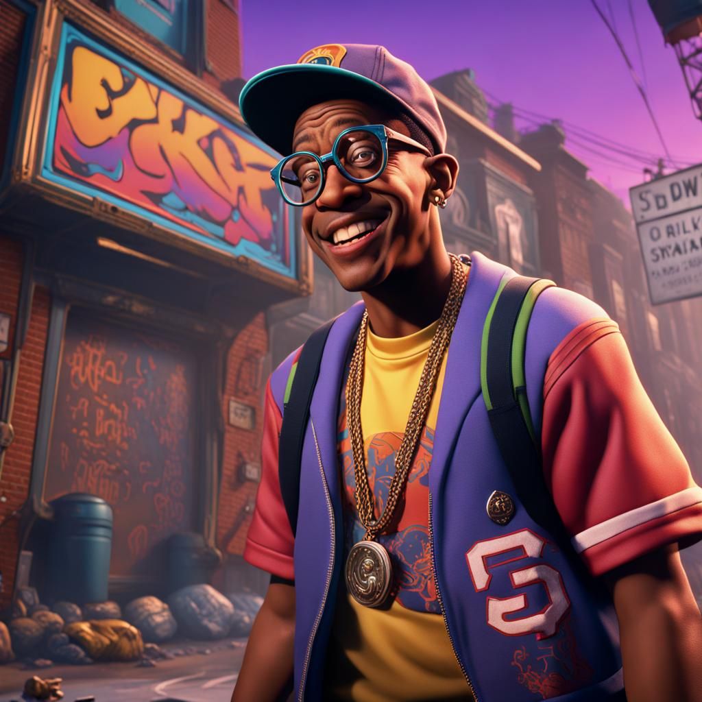Steve Urkel in hip hop - AI Generated Artwork - NightCafe Creator