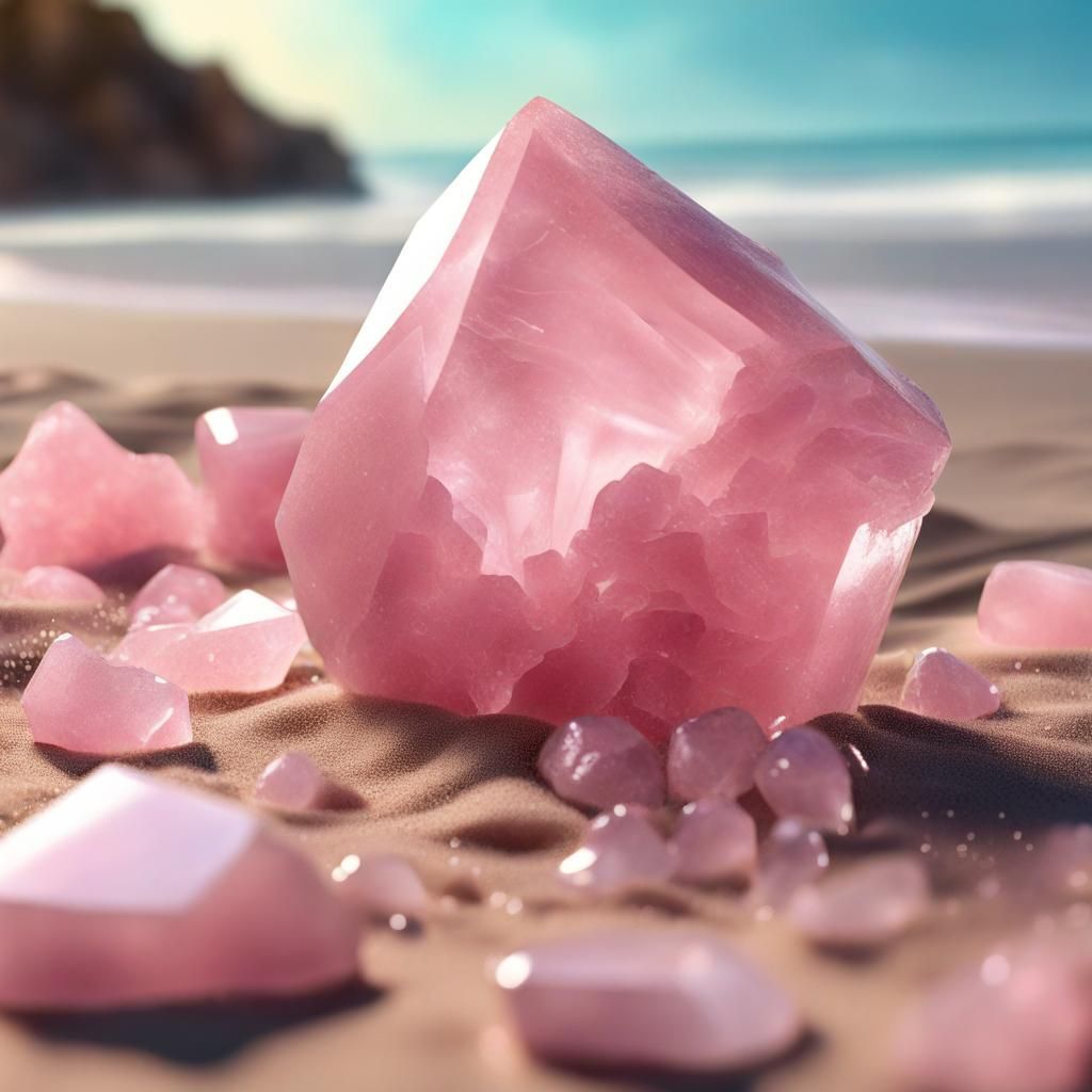 Rose Quartz - AI Generated Artwork - NightCafe Creator