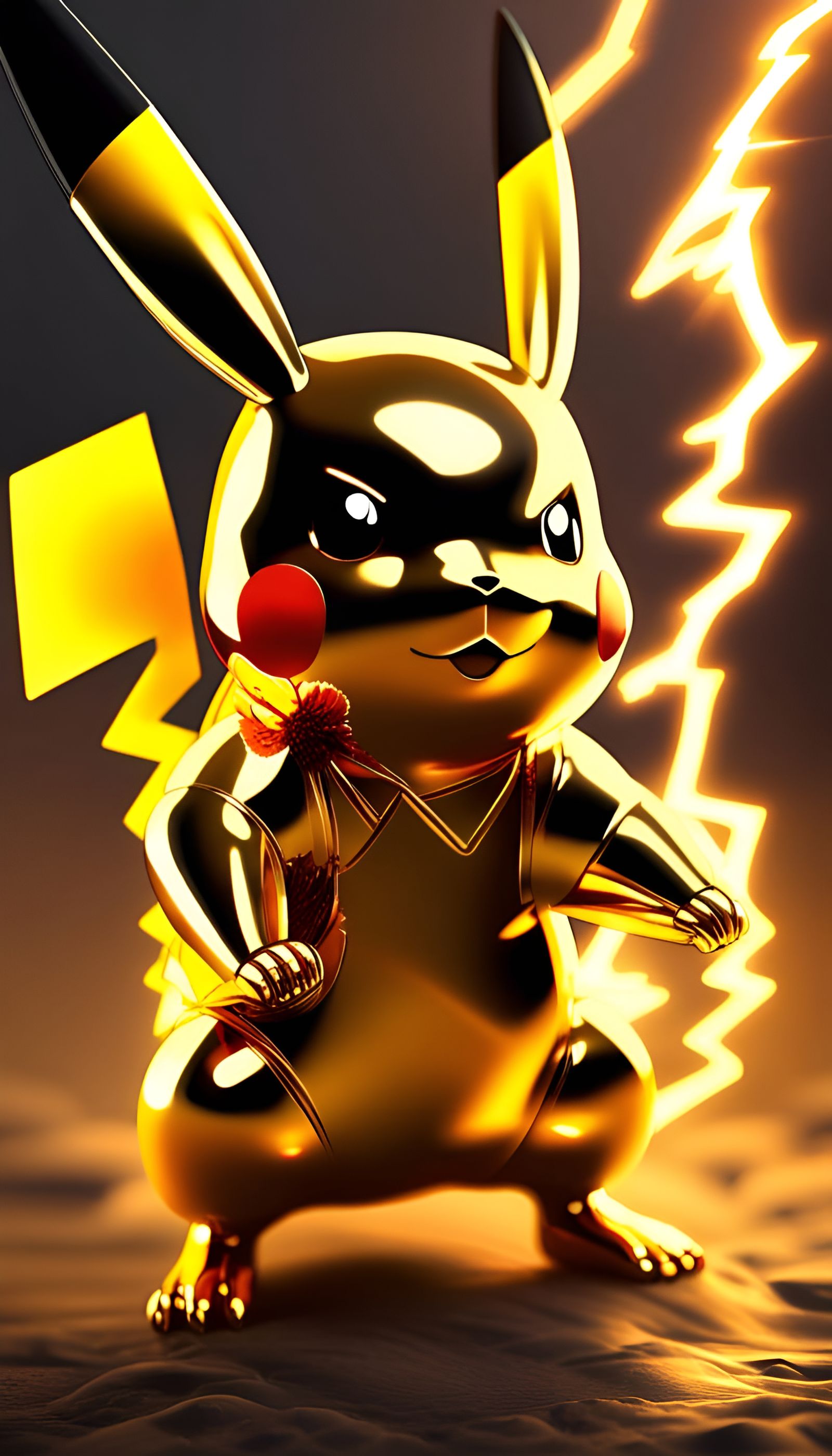 AC/DC - Heavy Metal Pikachu! - AI Generated Artwork - NightCafe Creator