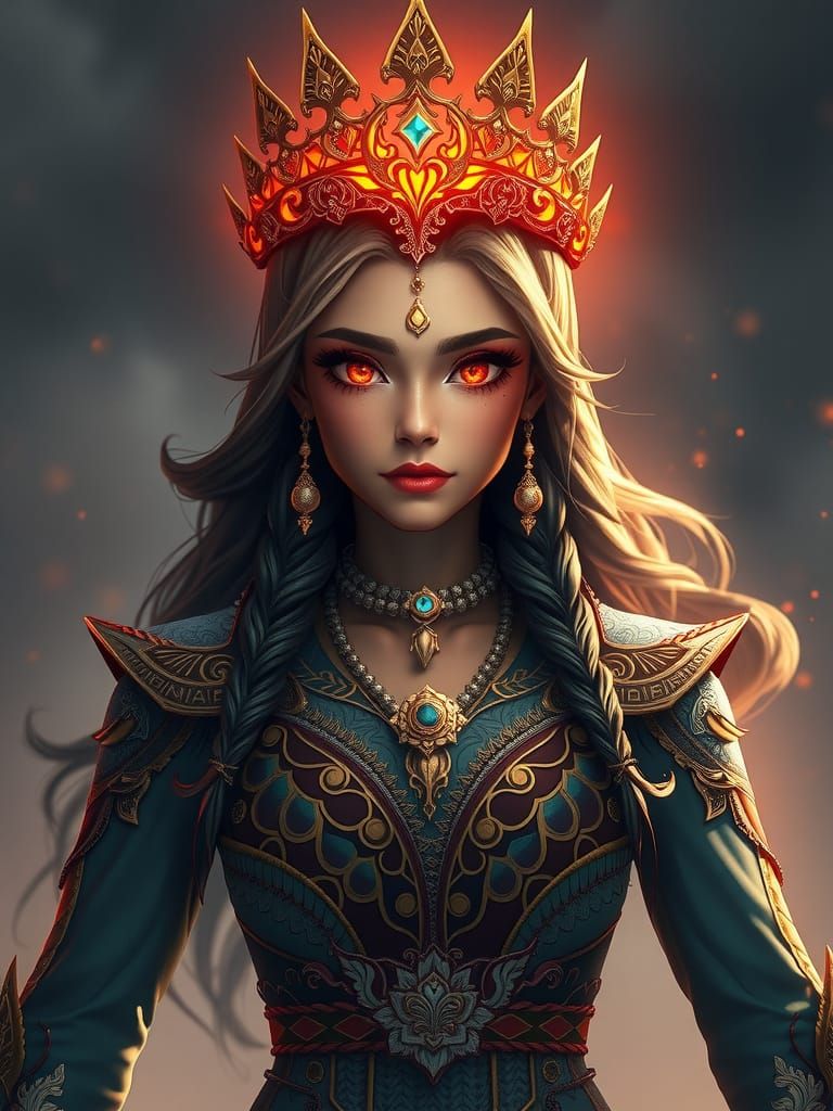 Reborn Woman of Unyielding Resolve - AI Art