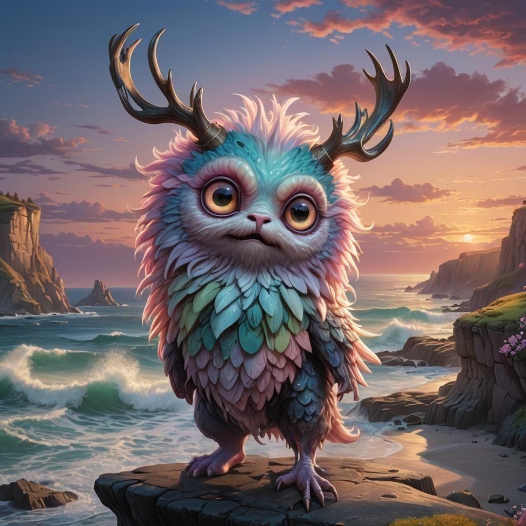 Creature by the Shore - AI Generated Artwork - NightCafe Creator