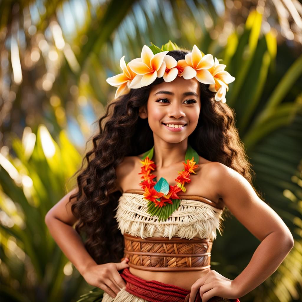 Disney's Real life Moana - AI Generated Artwork - NightCafe Creator