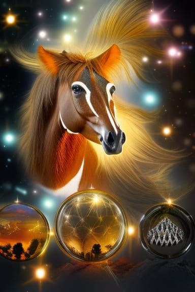 evolve challenge horse head - AI Generated Artwork - NightCafe Creator
