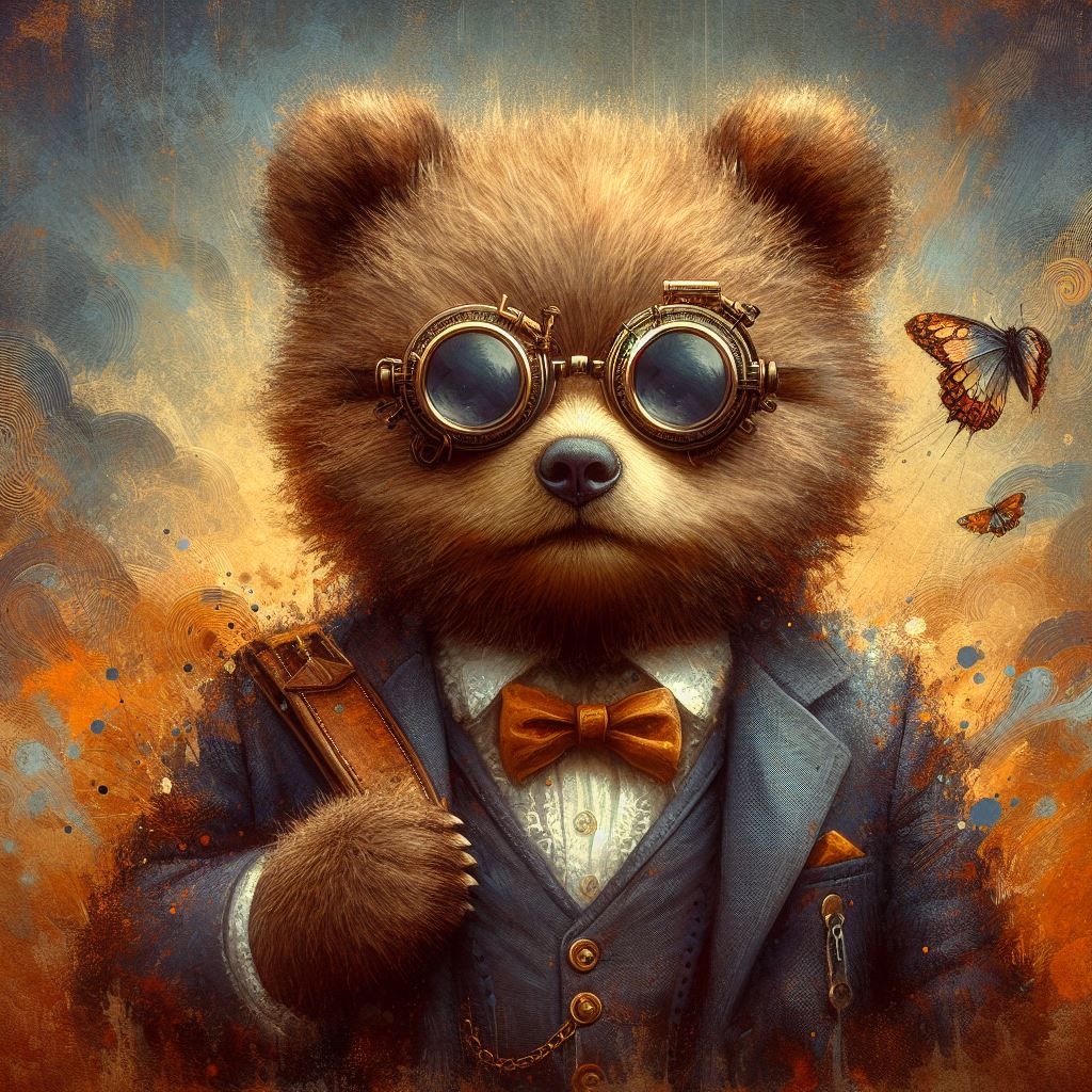 Dapper bear - AI Generated Artwork - NightCafe Creator