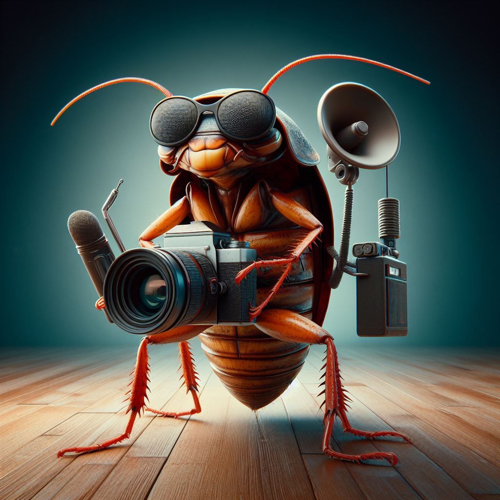 Spy cockroach - AI Generated Artwork - NightCafe Creator
