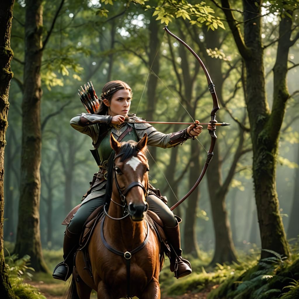 Hunting horse archer - AI Generated Artwork - NightCafe Creator