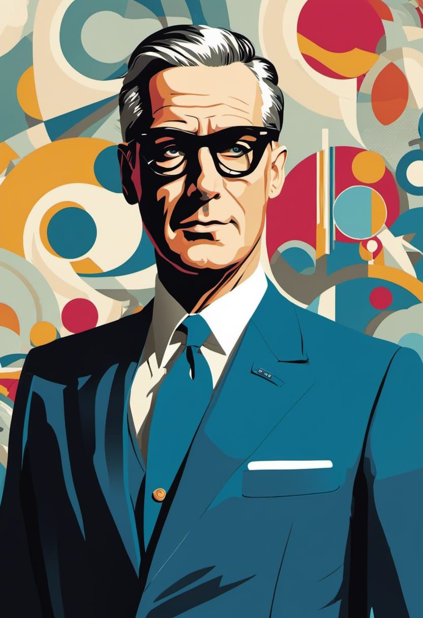 John Slattery Mad Men in the style of J. C. Leyendecker illustration ...