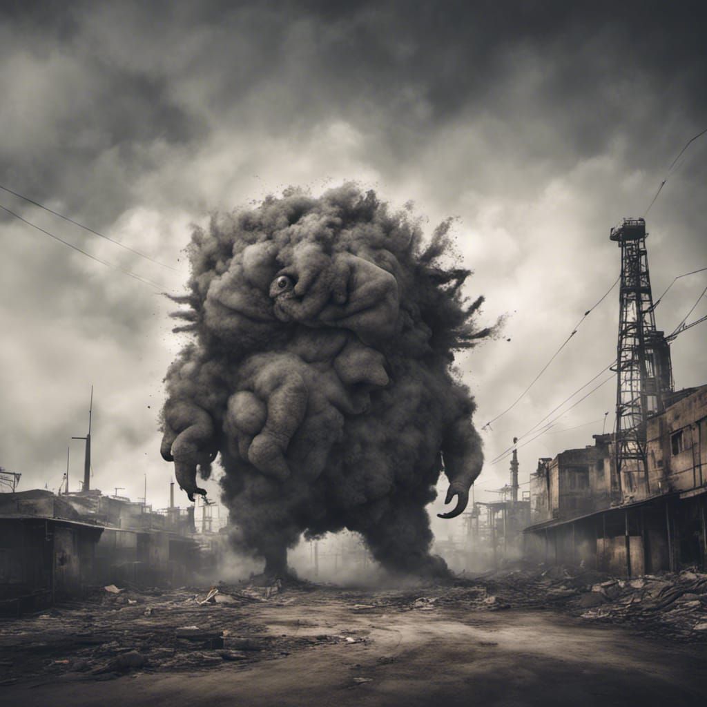 Pollution Monster Series: Industrial Air - AI Generated Artwork ...