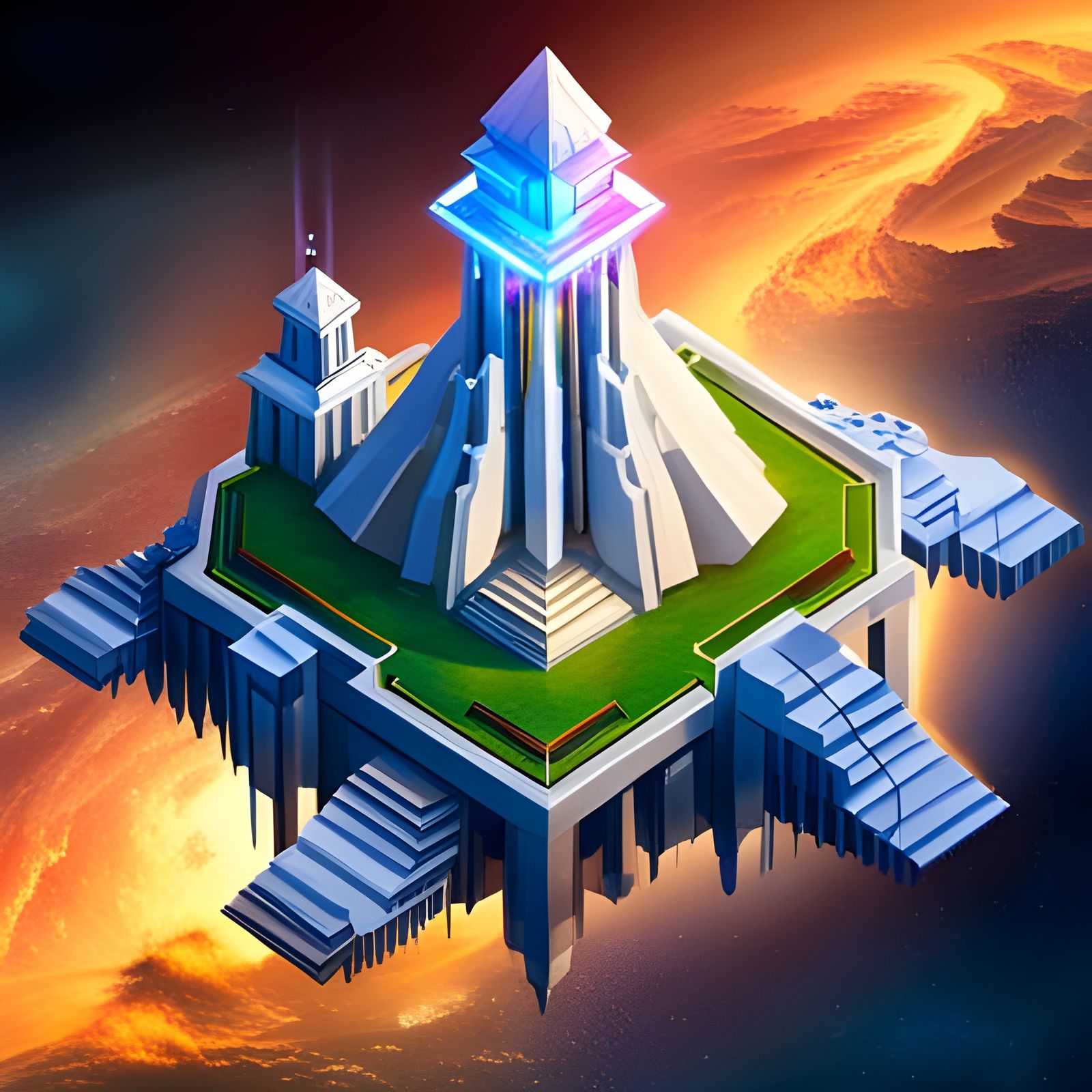 isometric world - AI Generated Artwork - NightCafe Creator