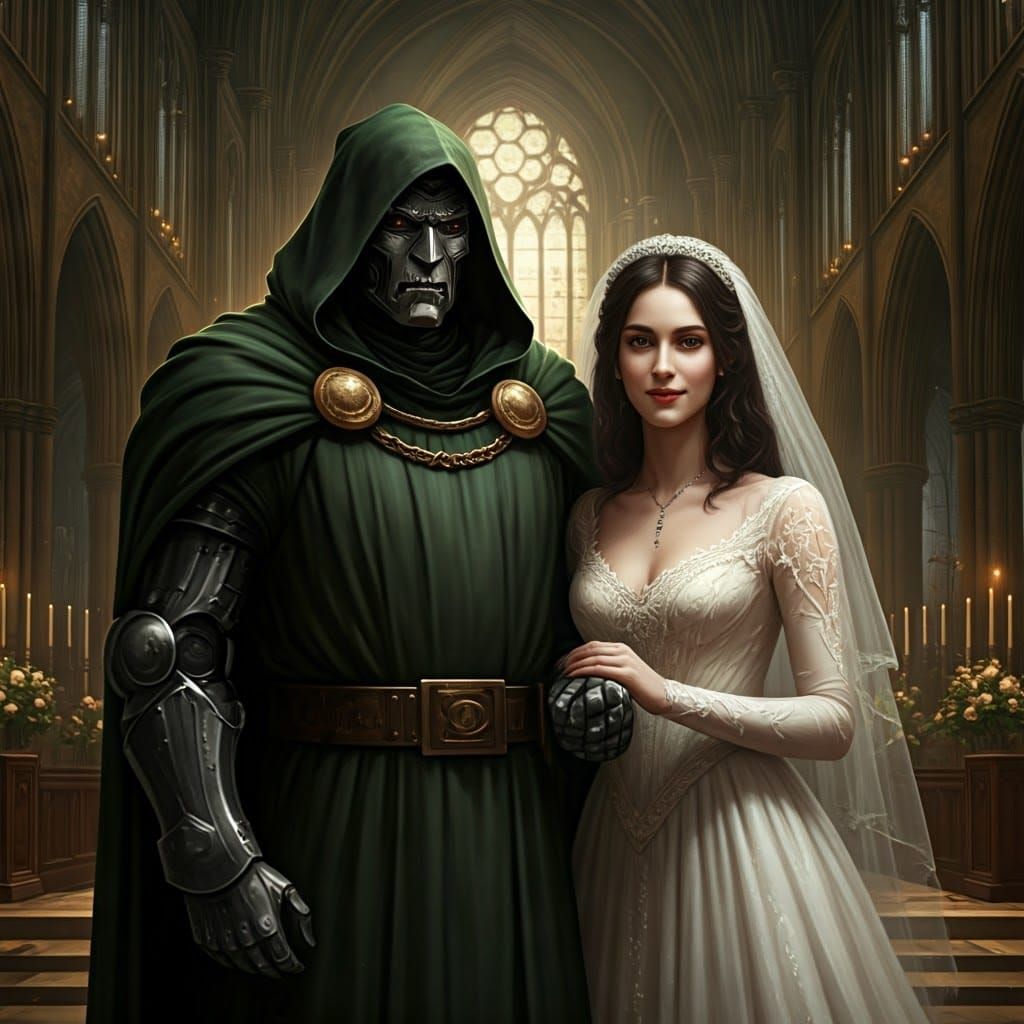 For the love of Doom - Doom's Elegant Gothic Wedding in Vict...