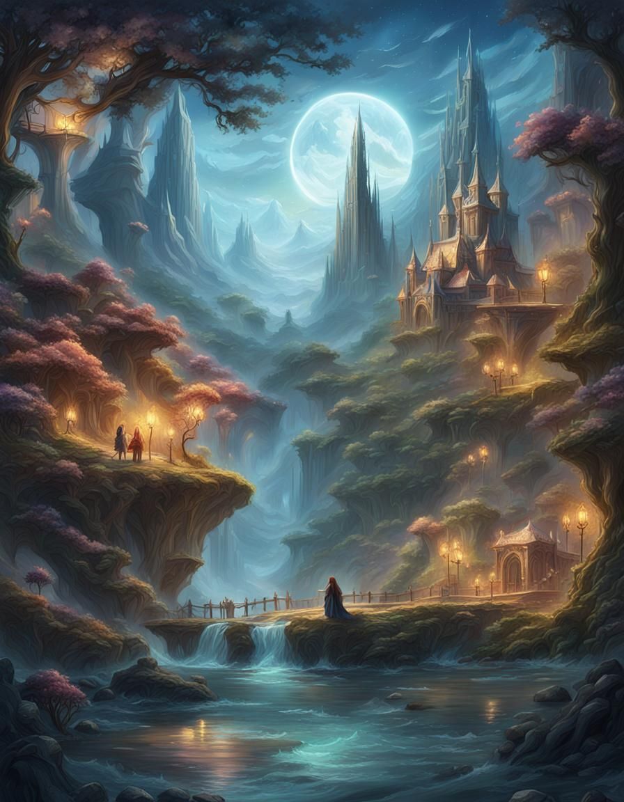 Magical Place - AI Generated Artwork - NightCafe Creator