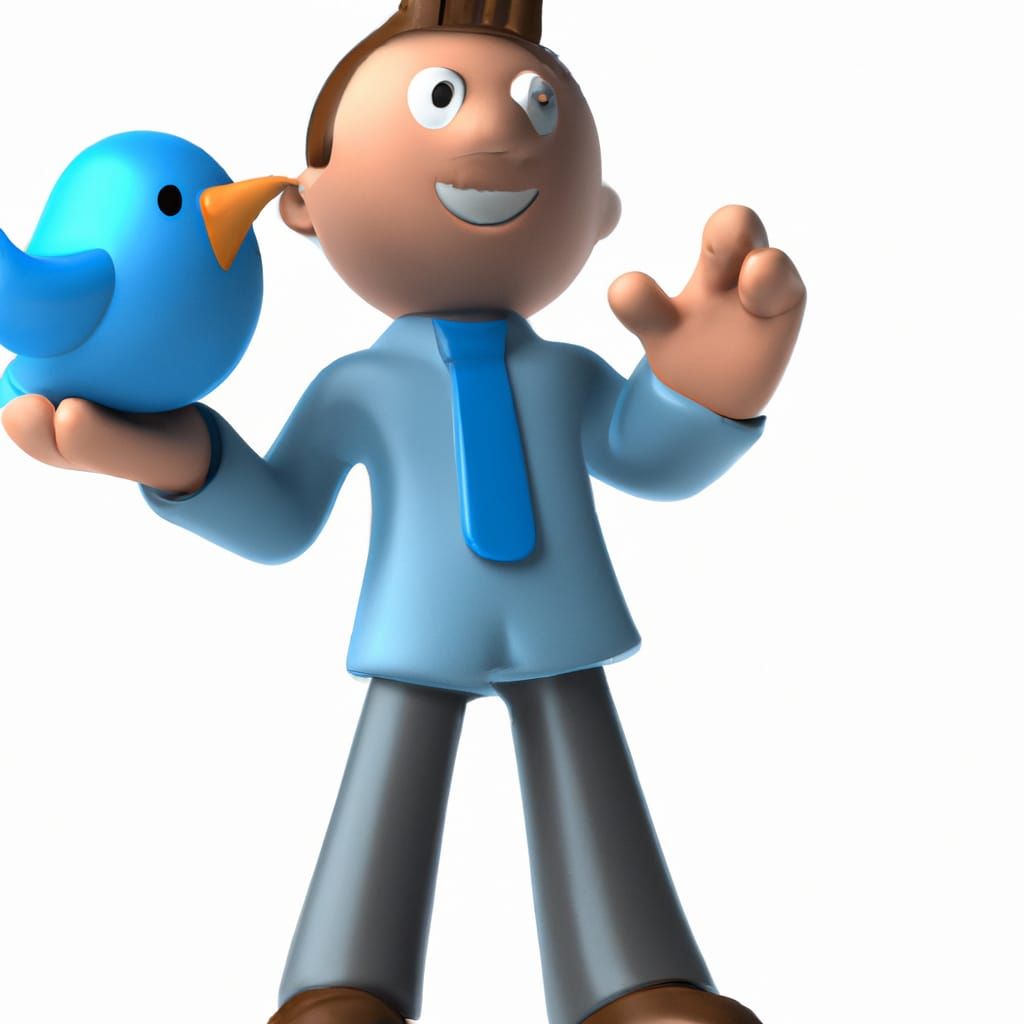 Twitter man - AI Generated Artwork - NightCafe Creator