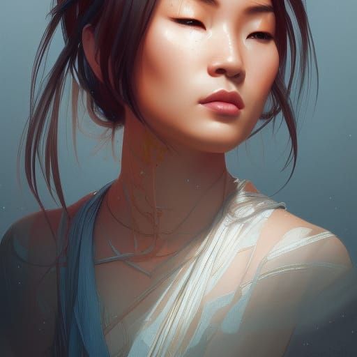 Asian cultural woman - AI Generated Artwork - NightCafe Creator