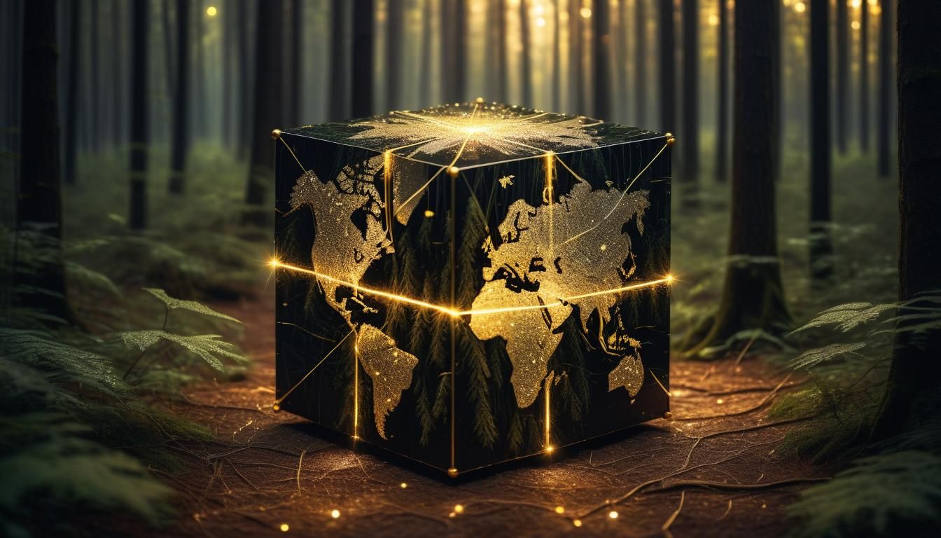 Black cube map - AI Generated Artwork - NightCafe Creator