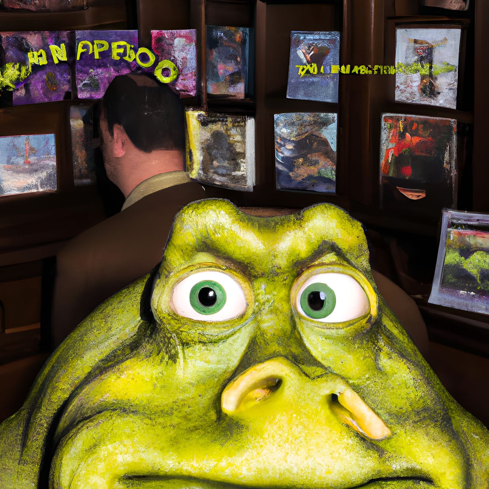 Clippy as an evil A.I. Simon Stålenhag rendered in Blender polished ...