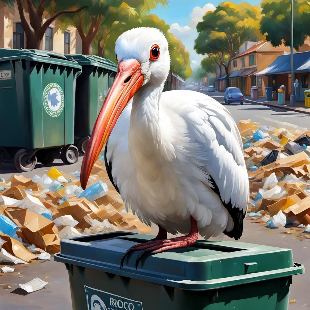 Bin Chicken - AI Generated Artwork - NightCafe Creator