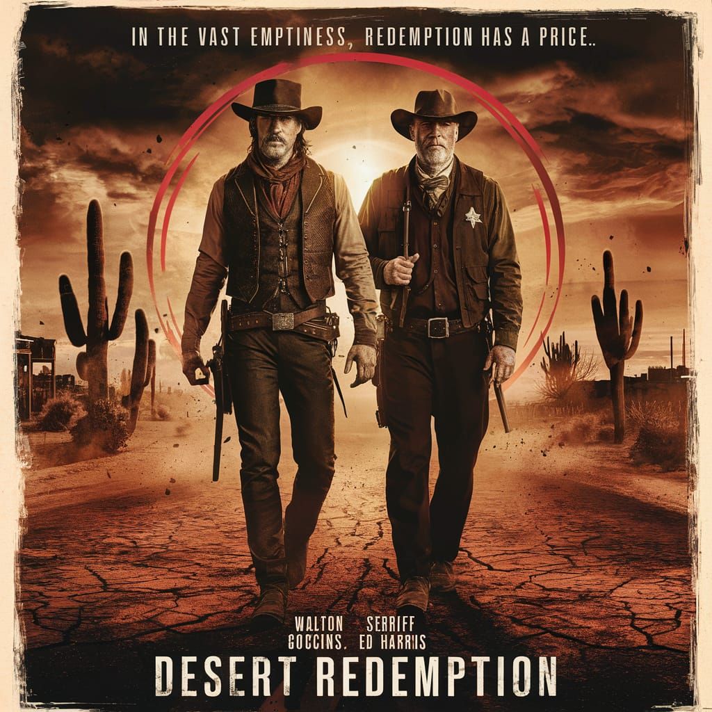 Movie Poster: Desert Redemption 3 - AI Generated Artwork - NightCafe ...