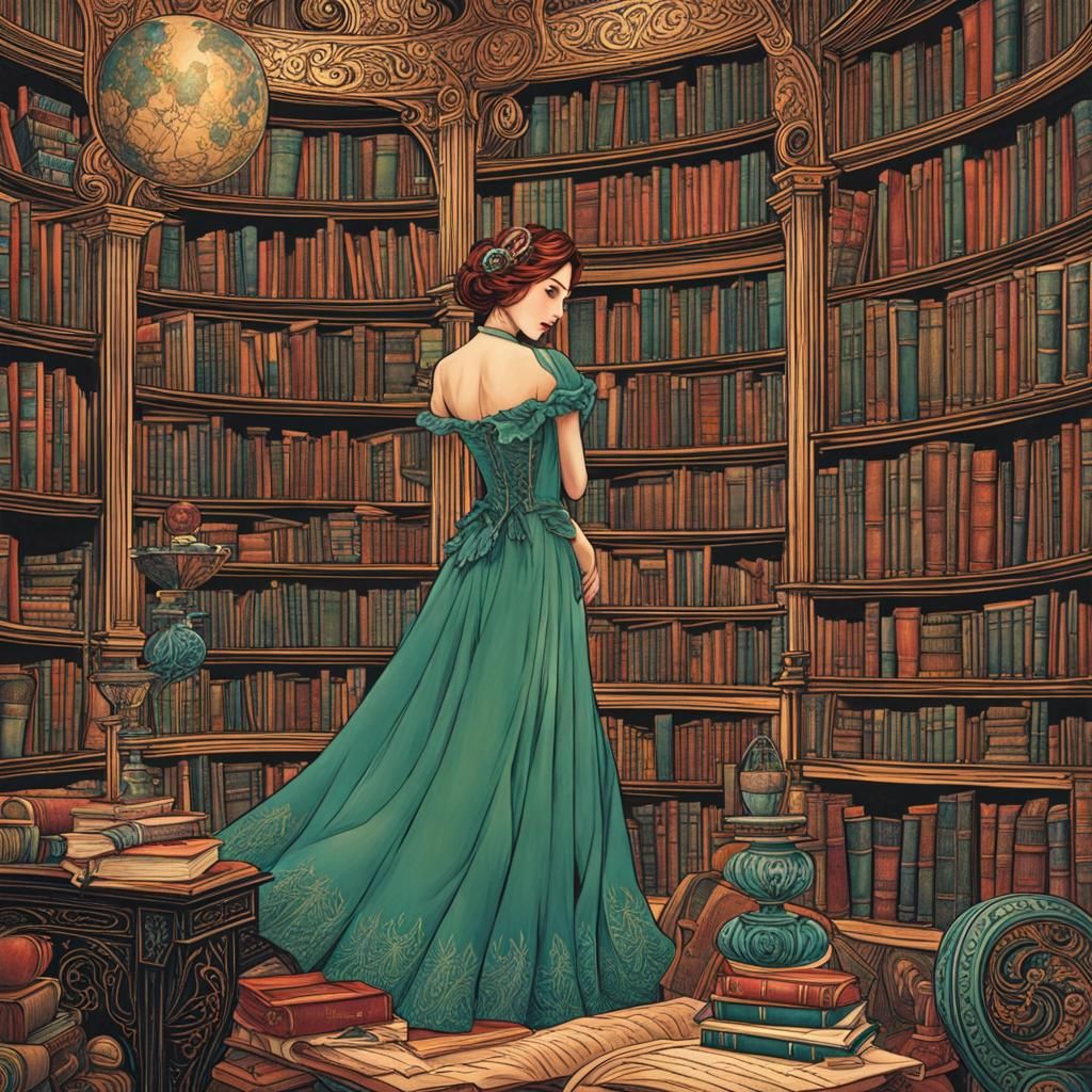 Dreamcore Books :: Story without end - AI Generated Artwork - NightCafe ...