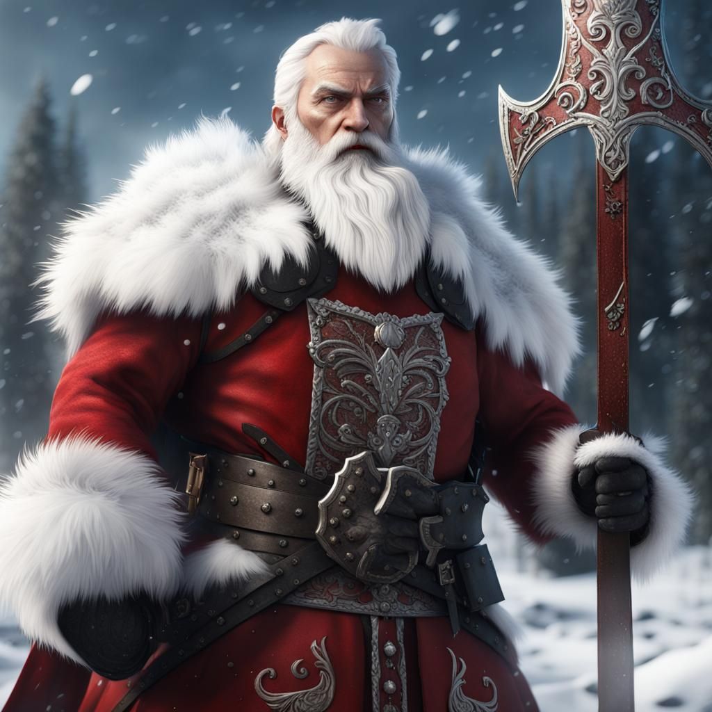 Nordic Santa, Guardian of the North - AI Generated Artwork - NightCafe ...