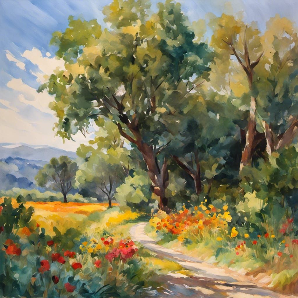 Just a nice tree, really. - AI Generated Artwork - NightCafe Creator